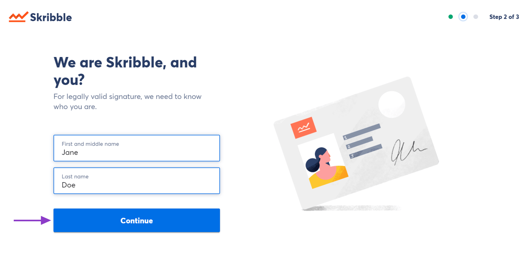 Creating a Skribble account