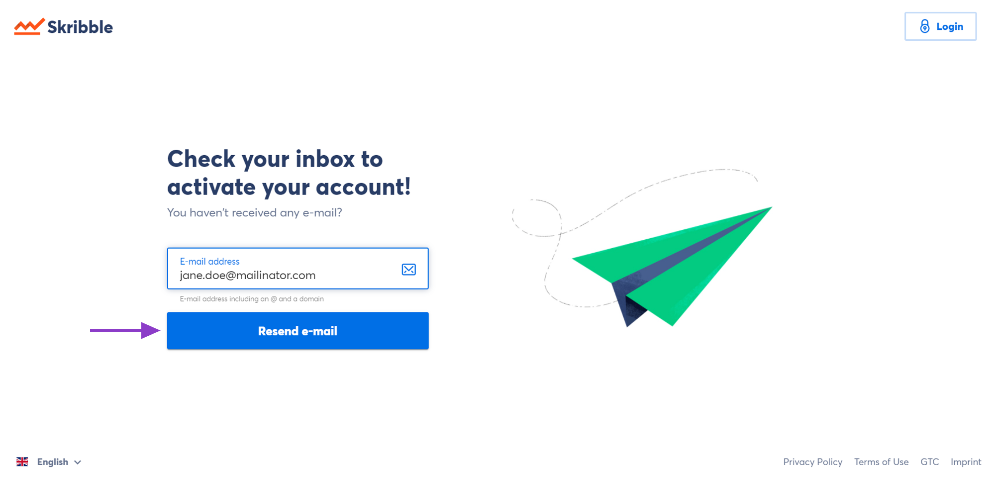 Creating a Skribble account